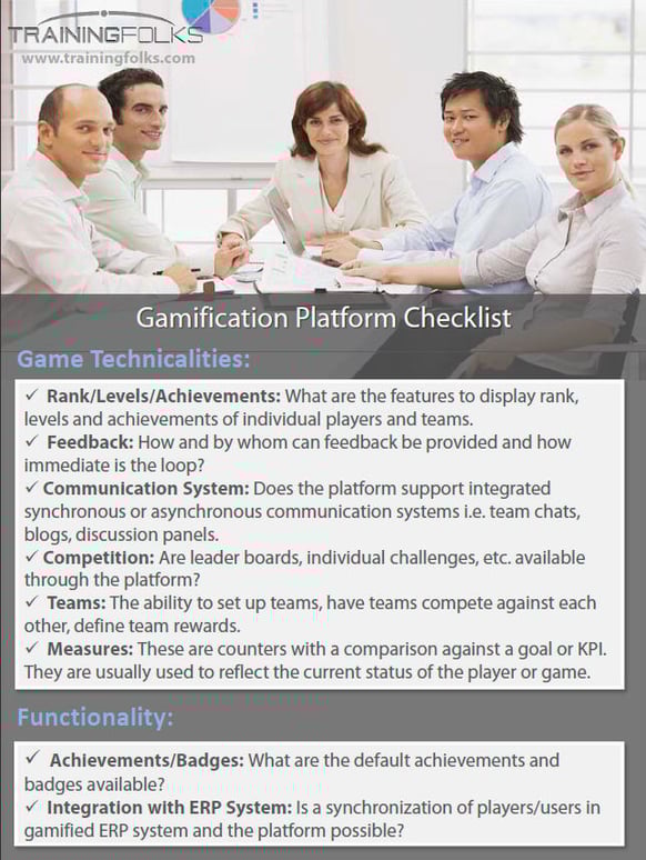 Gamification Platform Checklist