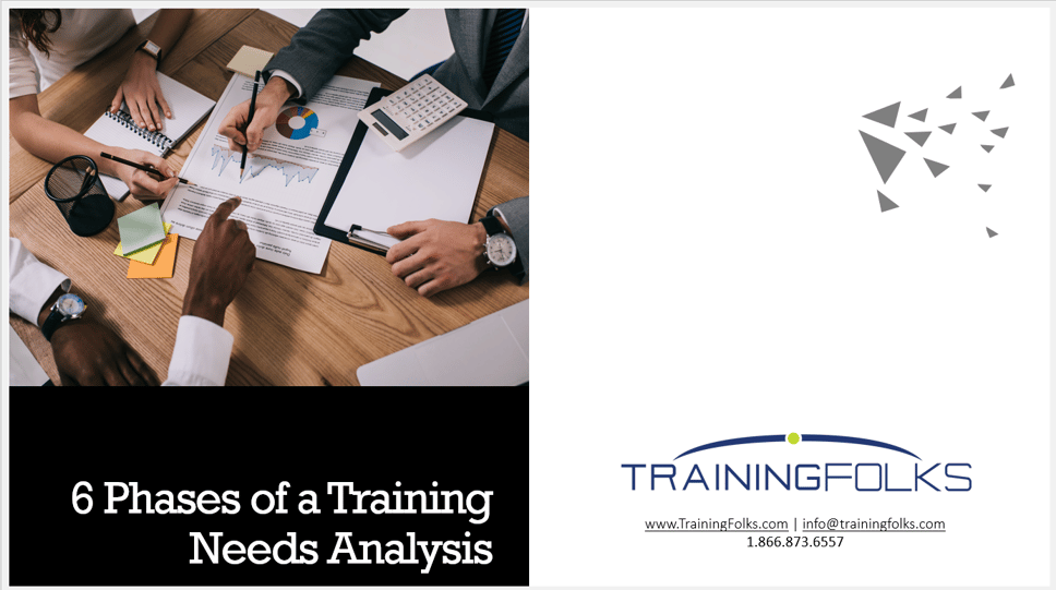 Free guide to the 6 Phases of a Training Needs Assessment