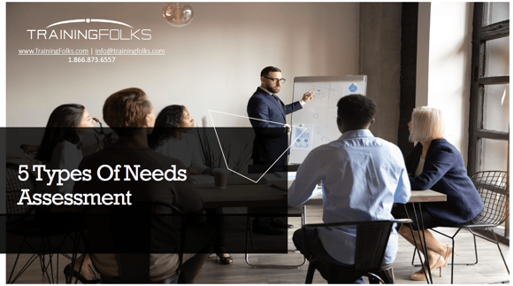 Free guide to take you through the 5 Types of Needs Assessments